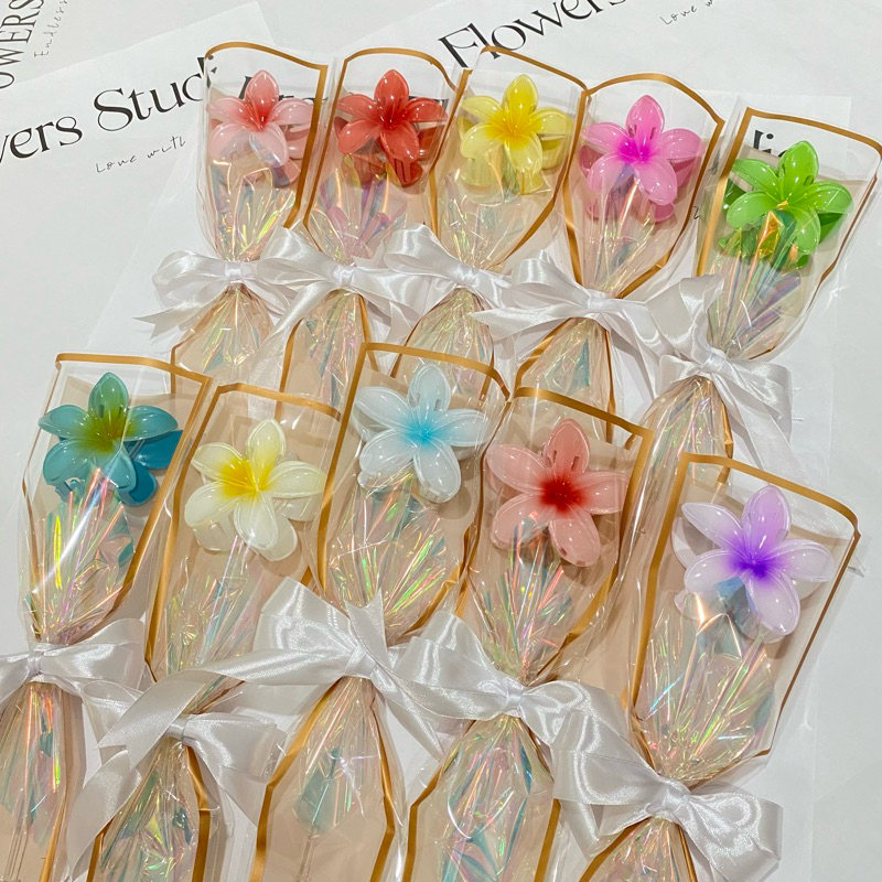 Jual [SALE] Hairclip Bouquet / Buket Bunga Kamboja / Buket Jepitan ...