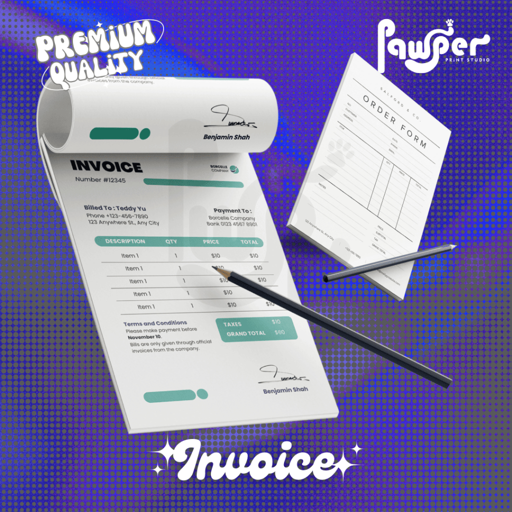 Jual NOTA KONTAN INVOICE DESAIN KWITANSI USAHA | Shopee Indonesia