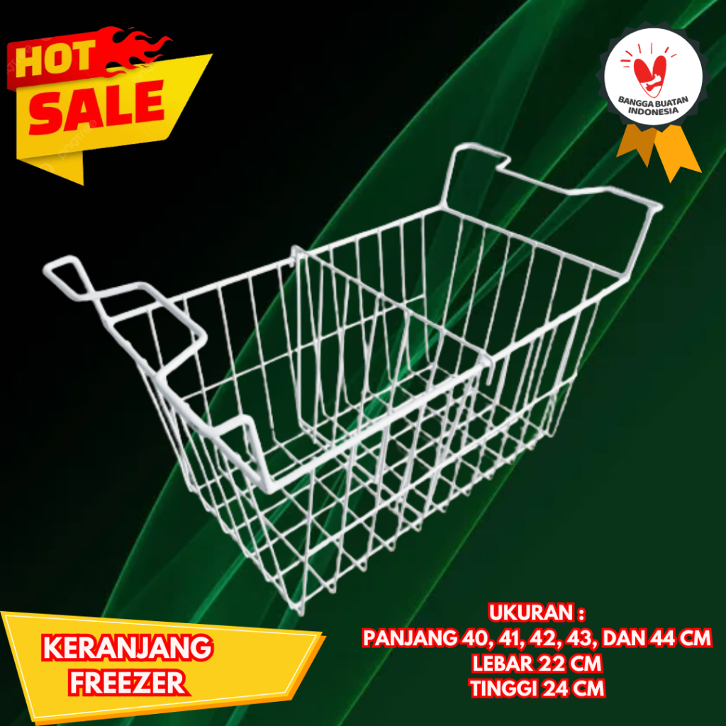 Jual Keranjang freezer ukuran panjang 40,41,42,43,44,45 cm lebar 22cm ...