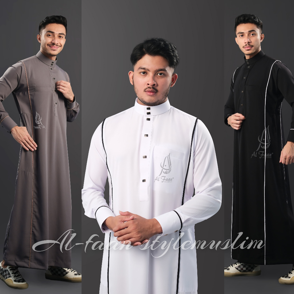 Jual Jubah Gamis Pria slimfit TAYYIP jubah gamis pria muslim jubbah ...