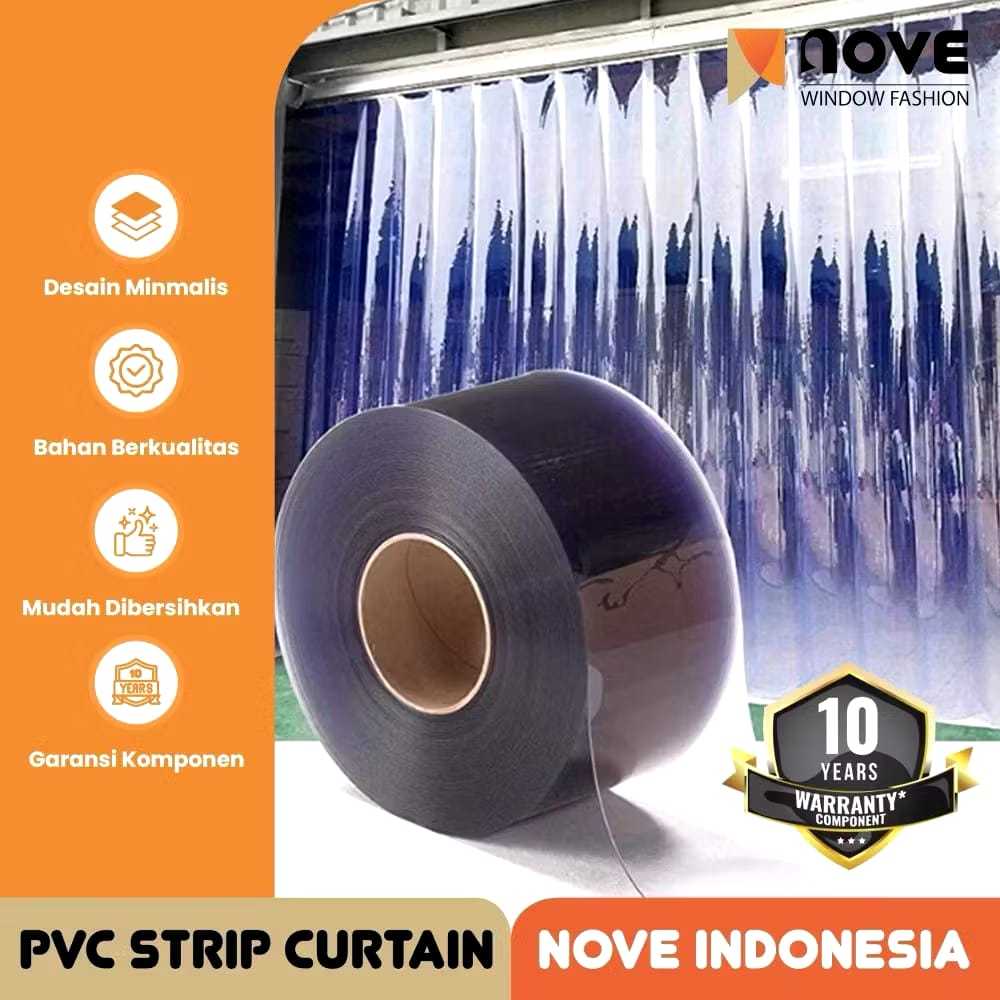Jual NARALYFE DECO - Nove Pvc Strip Curtain Blinds - Ukuran Custom ...