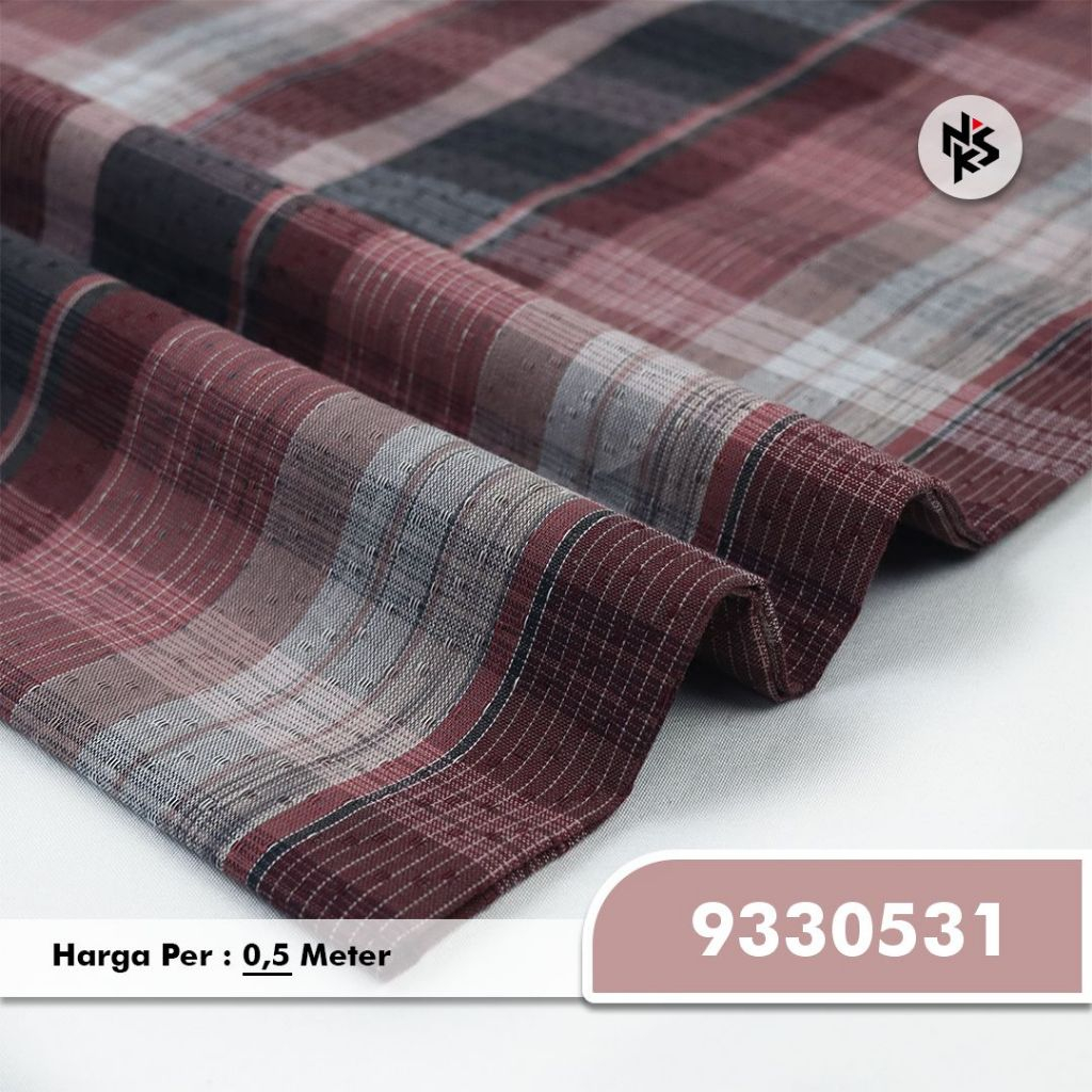 Jual Kain Katun Combed 30s Premium Motif Dobby Benang Warna (Yarn Dyed ...