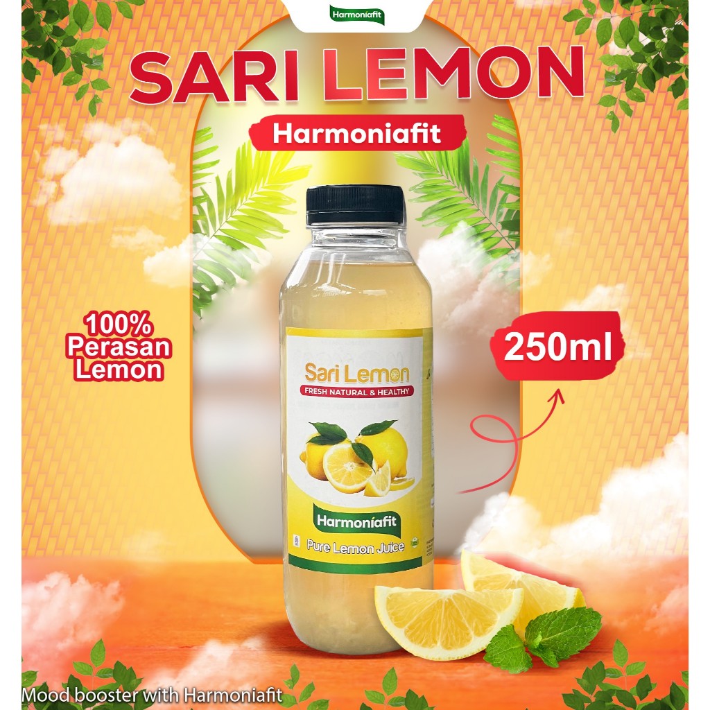 Jual Cuka Lemon Diet Sari Buah Lemon Original 250ML Sari Buah Lemon ...