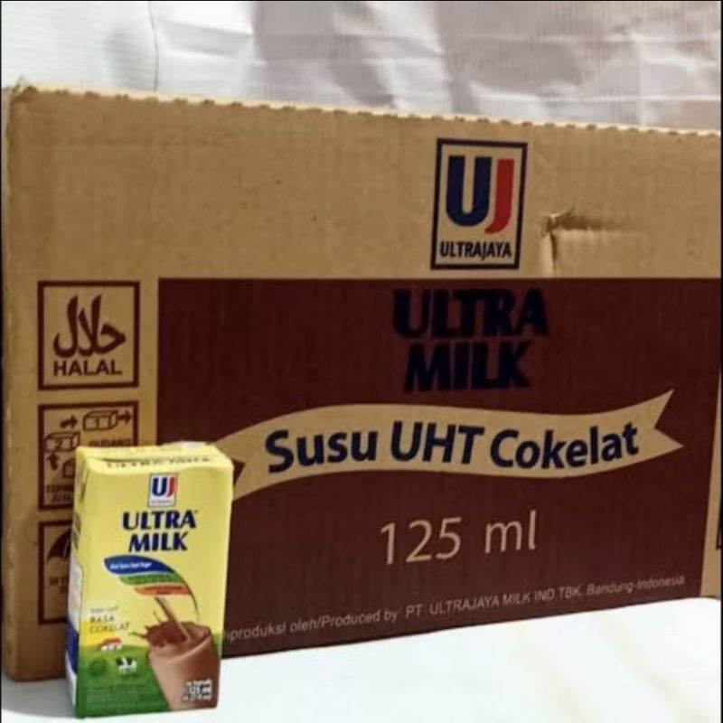 Jual Susu UHT Ultra milk 125 ml 1 dus isi 40 pcs | Shopee Indonesia