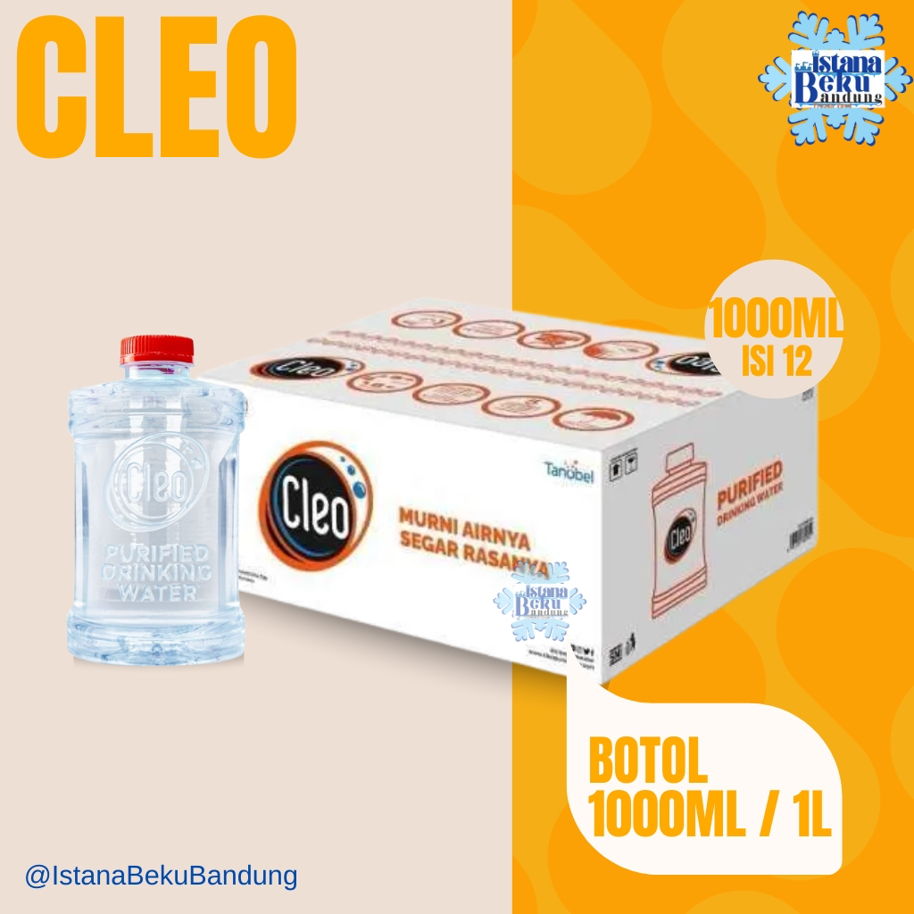 Jual Cleo 1000ml / 1L isi 12 ( karton ) | Shopee Indonesia