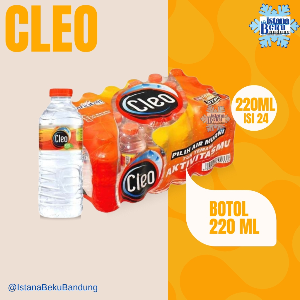 Jual Cleo Botol 220ml (Karton) | Shopee Indonesia