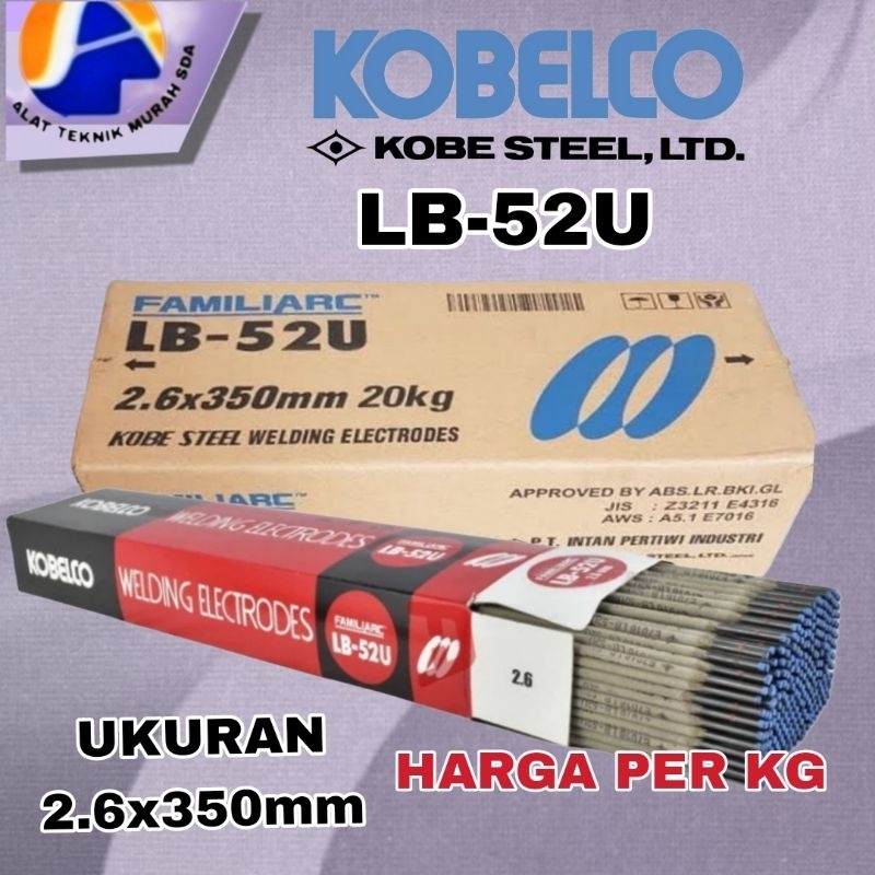Jual Kawat Las LB52 U / LB 52U Familiarc Kobelco Welding Electrode Per 1Kg | Shopee Indonesia
