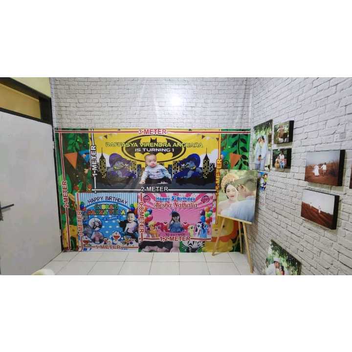 Jual backdrop ulang tahun anak ukuran besar | Shopee Indonesia