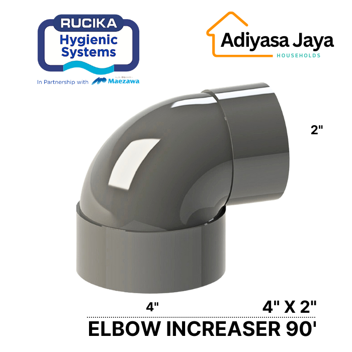 Jual Elbow Increaser 90 VUL 4 X 2 (Rucika) / R Knie / Special Fitting | Shopee Indonesia