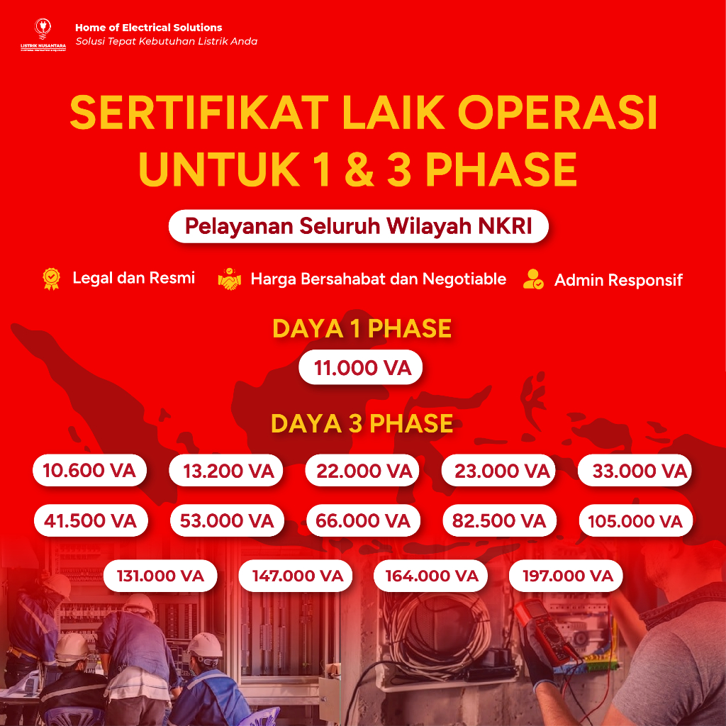 Jual Penerbitan Sertifikat Laik Operasi SLO dan Nomor Identitas ...