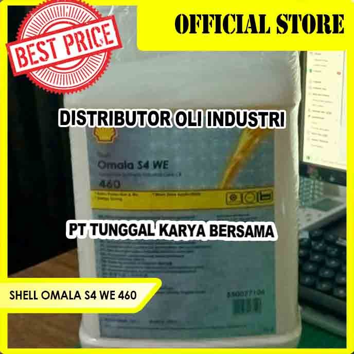 Jual SHELL OMALA S4 WE 460 ( SYNTHETIC PAG GEAR OIL - 5 Liter ...