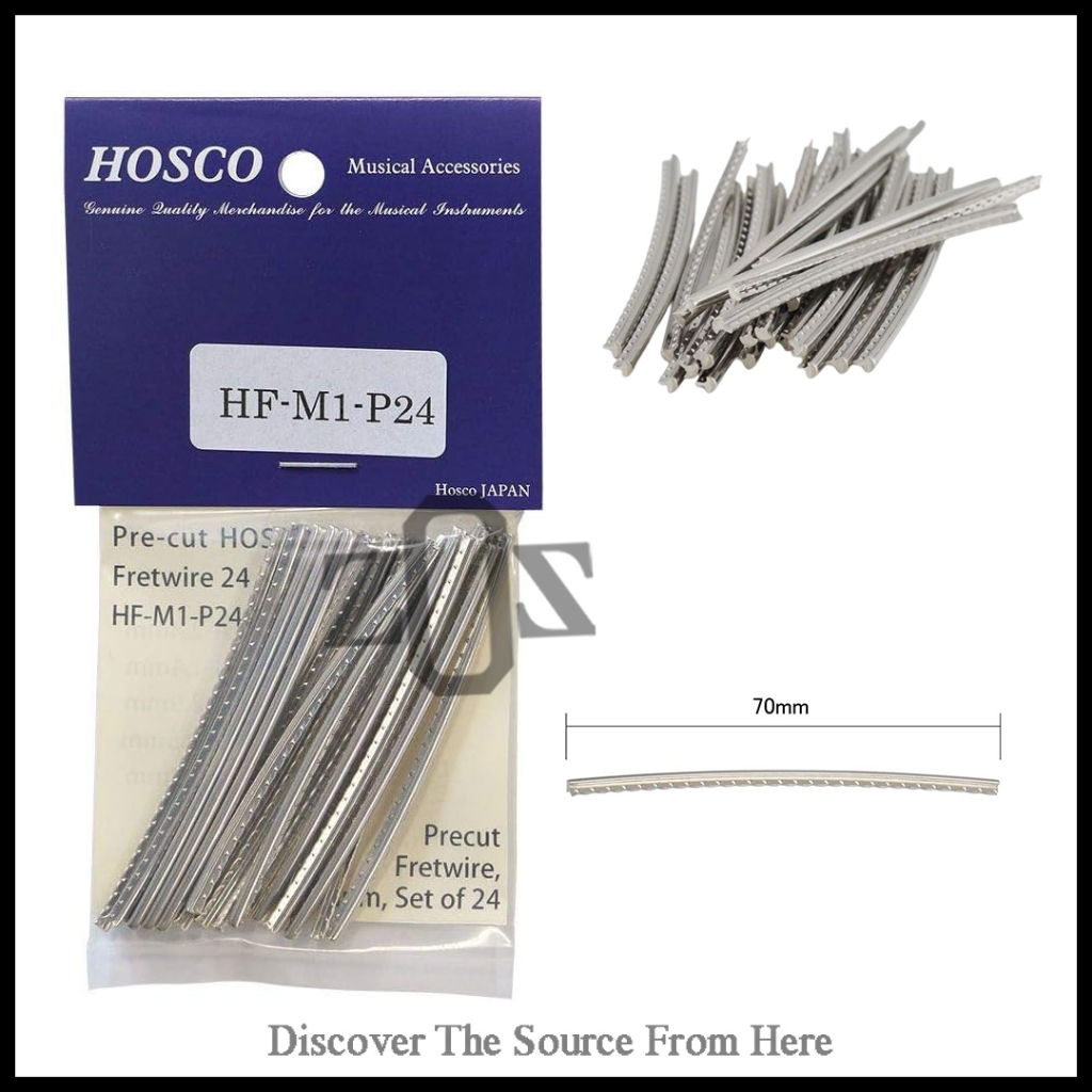 Jual Kawat Fret Fretwire Hosco Nickel HF-M1-P24 24pcs set | Shopee Indonesia