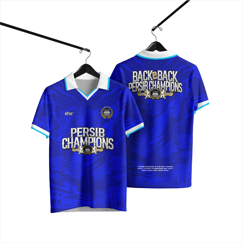 Jual JERSEY PERSIB JUARA BINTANG 4 SUPPORTER OVERSIZE | Shopee Indonesia