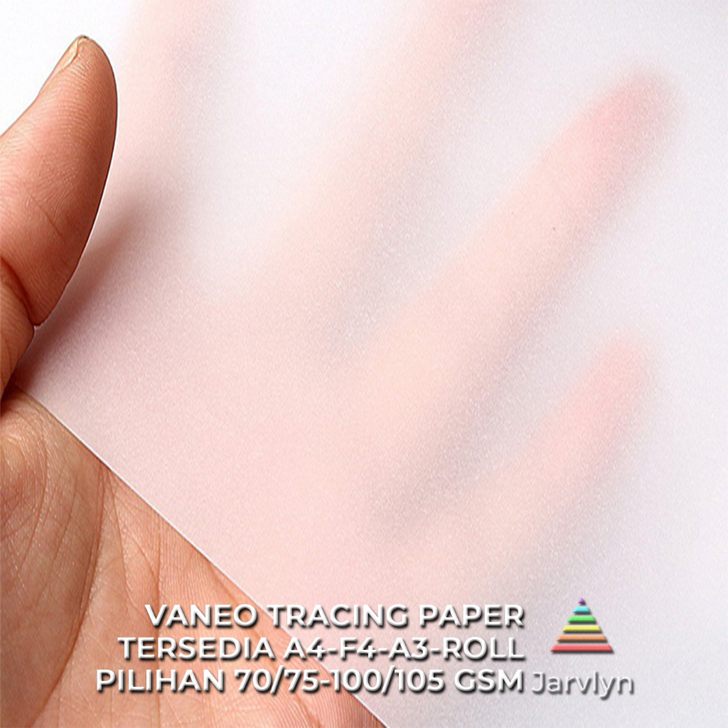 Jual JARVLYN - VANEO KERTAS KALKIR A4 110/115 GSM ECERAN INKJET TRACING ...