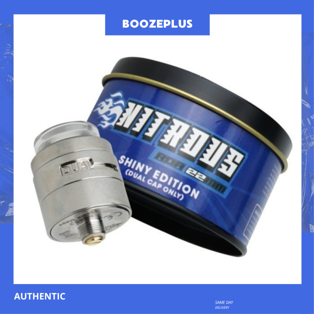 Jual NITROUS RDA 22MM DUAL CAP SS SHINY SPECIAL EDITION AUTHENTIC NEW ...