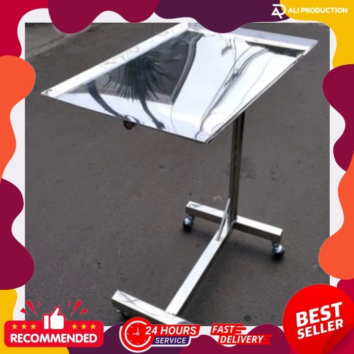 Jual Meja Makan Pasien Meja Mayo Overbed Table Rumah Sakit | Shopee ...