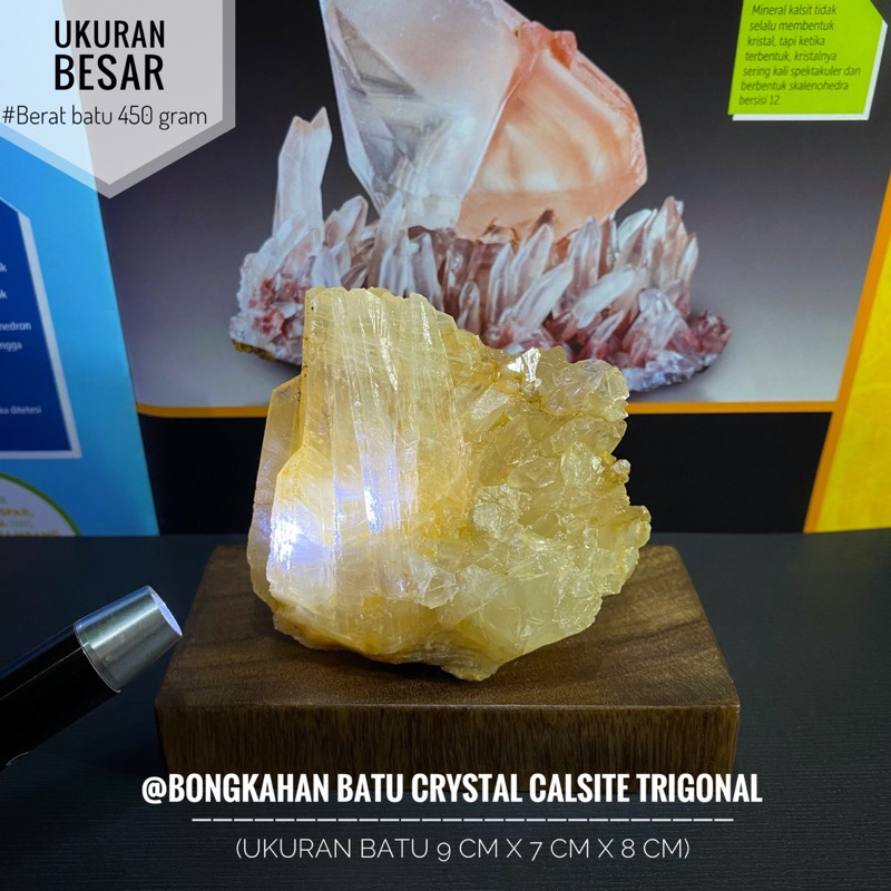 Jual Bongkahan Batu Crystal Calsite Trigonal L58 atau Batu Kristal Alam ...