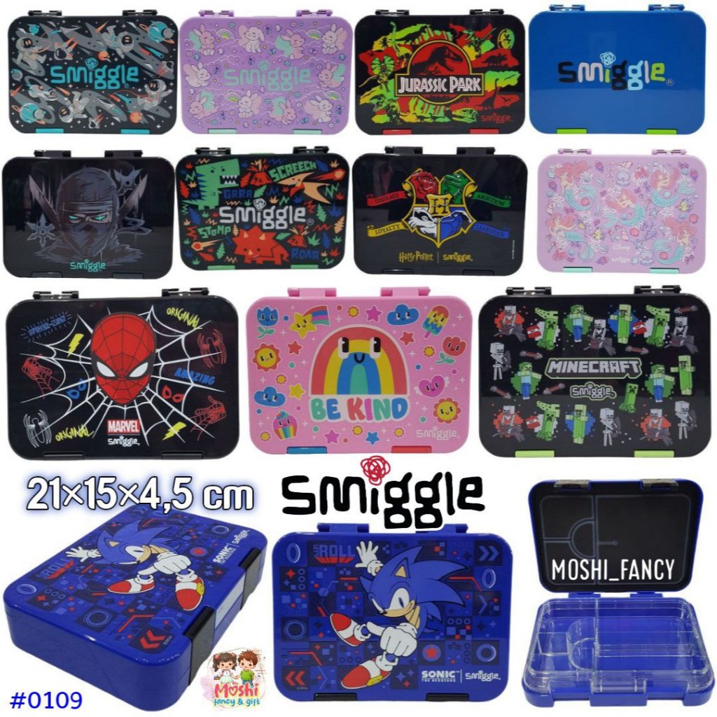 Jual Yummy Box Smiggle / Yummy Box Smiggle Game dan Cat / Lunch Box ...