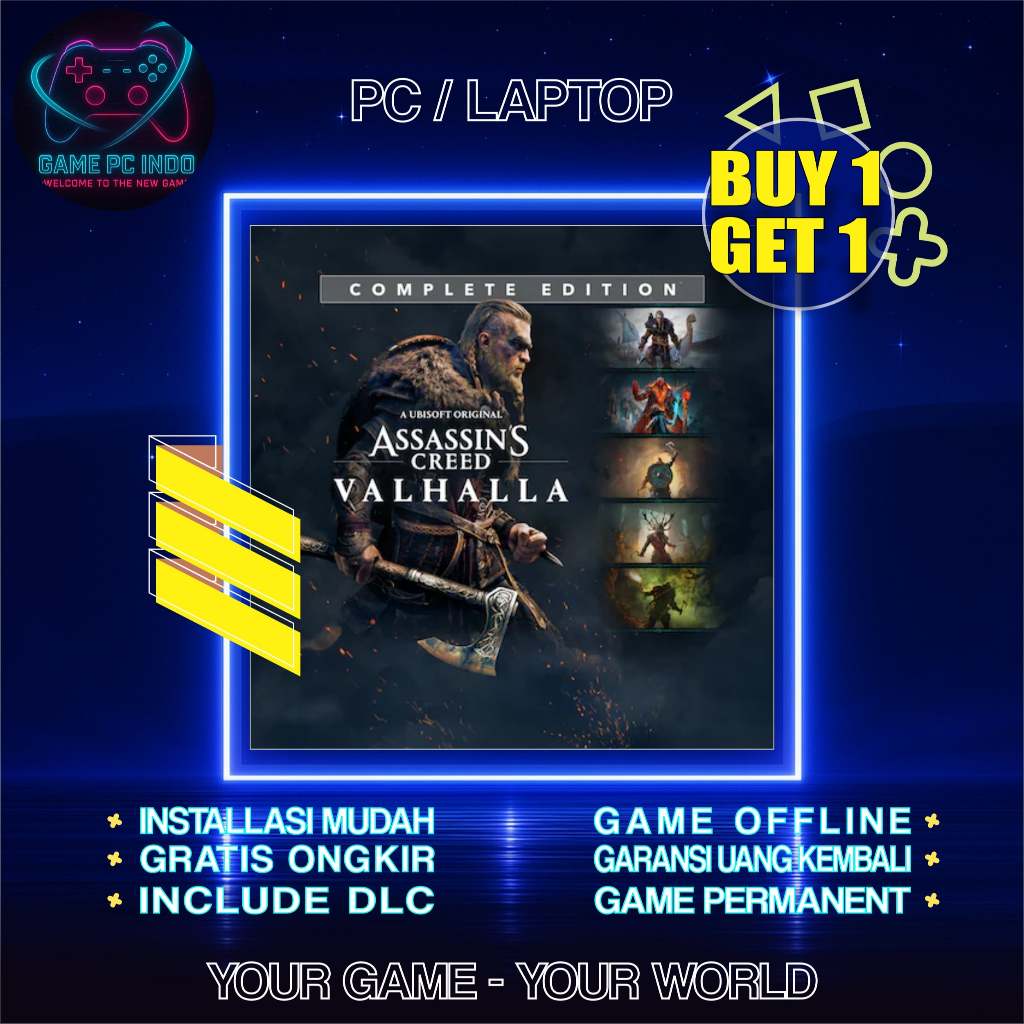 Jual Assassin's Creed Valhalla PC / Game AC Valhalla PC | Shopee Indonesia