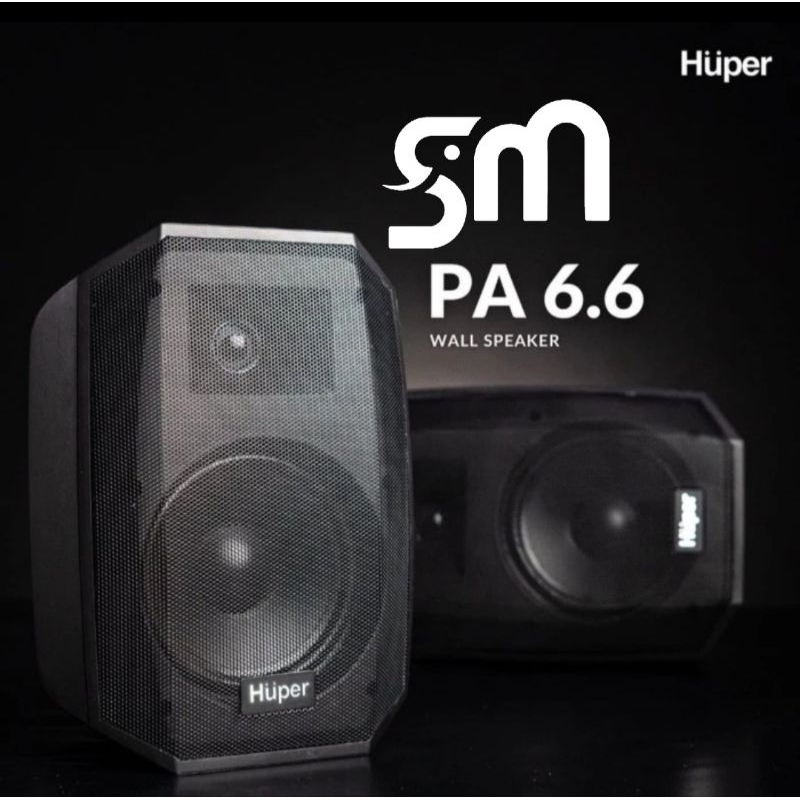 Jual Speaker Pasif Huper PA-6.6 wall speaker gantung dinding Original ...