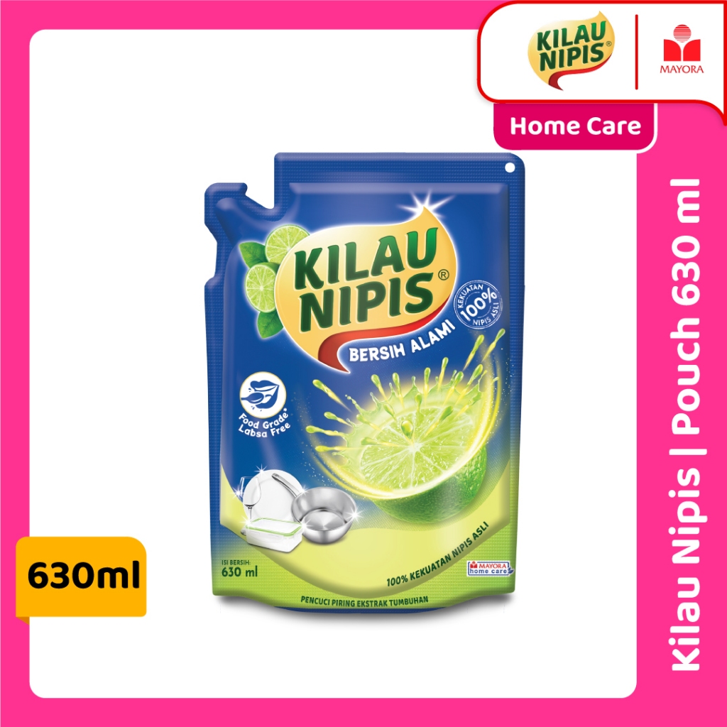 Jual Sabun Pencuci Piring Kilau Nipis Pouch 630 ml | Shopee Indonesia
