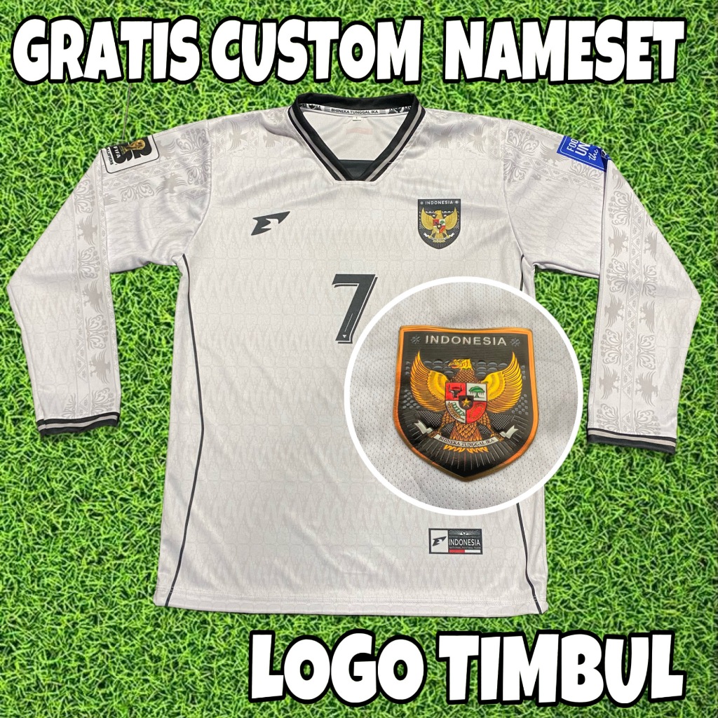 Jual Jersey Timnas Indonesia 2025 Gratis Custom Nama dan Nomor Full ...