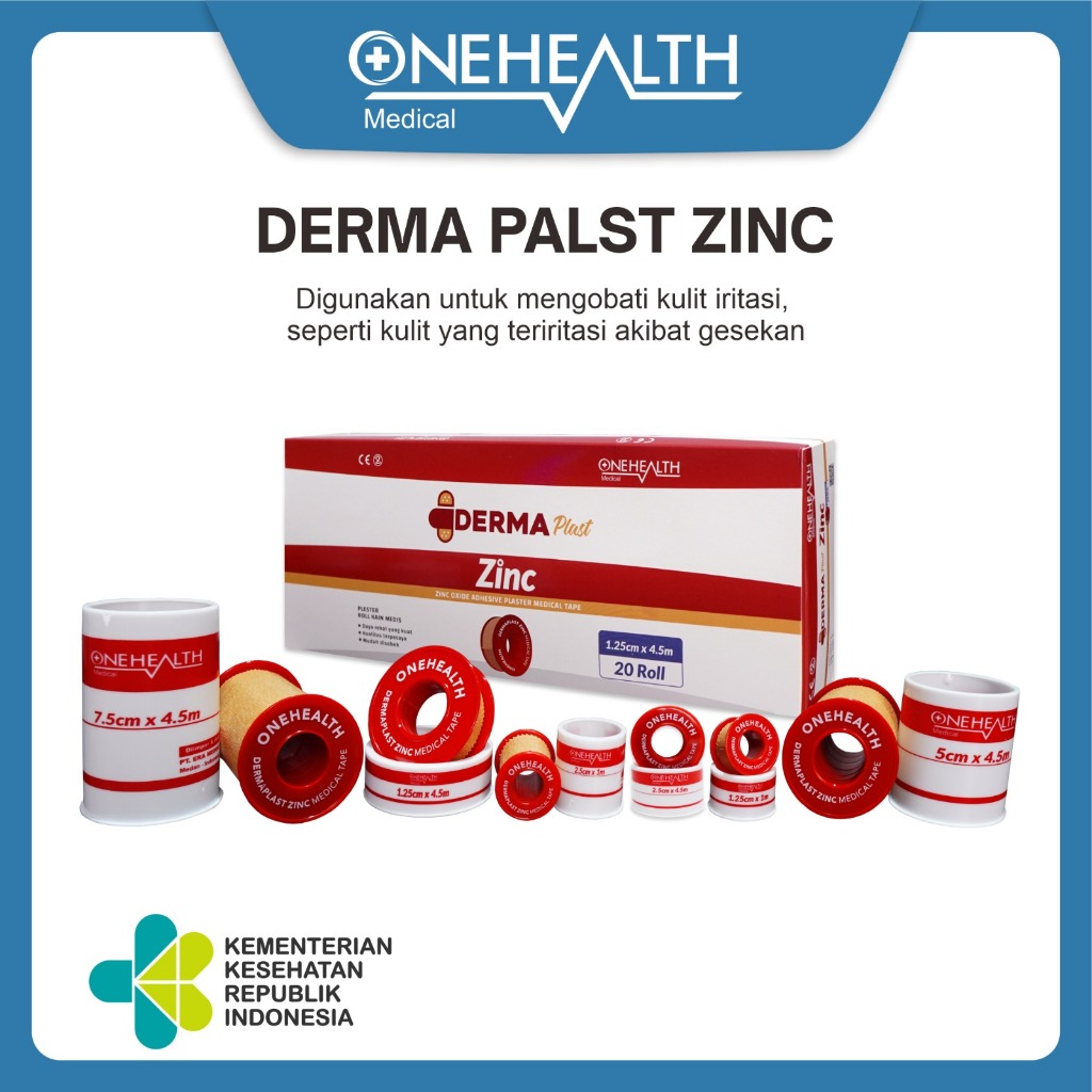 Jual Onehealth Dermaplast Medical Zinc Oxide Alat Plester Perekat ...