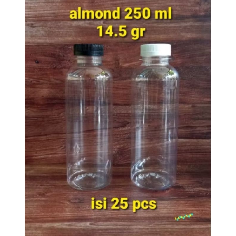 Jual Botol Almond 250ml ( isi 25pc) | Shopee Indonesia