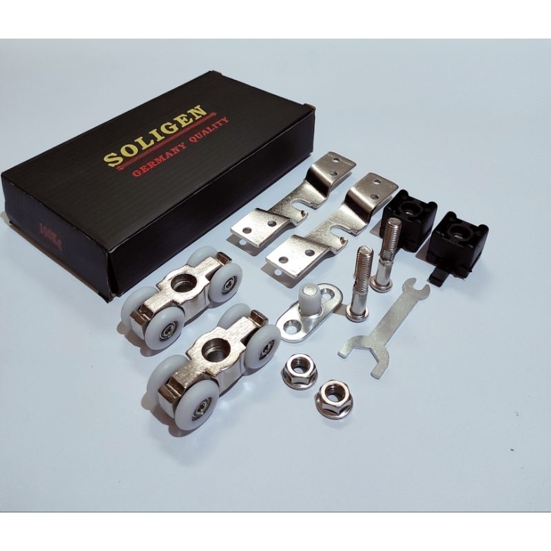 Jual roda rel pintu geser/roda rel pintu dorong soligen / roda rel ...