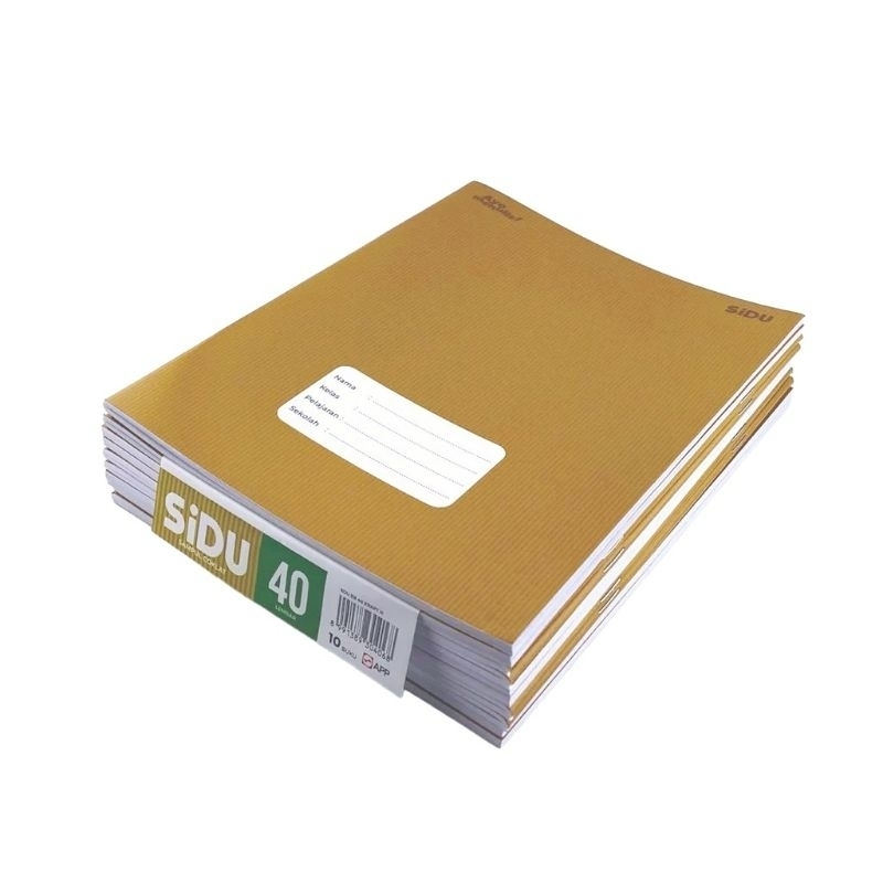 Jual SIDU BUKU TULIS KRAFT 40 LBR (1 PACK ISI 10 BUKU) | Shopee Indonesia