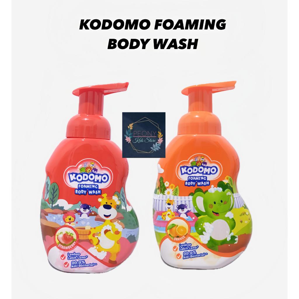 Jual Kodomo Foaming Body Wash Strawberry Orange 250ml /sabun mandi anak busa wangi anti ...