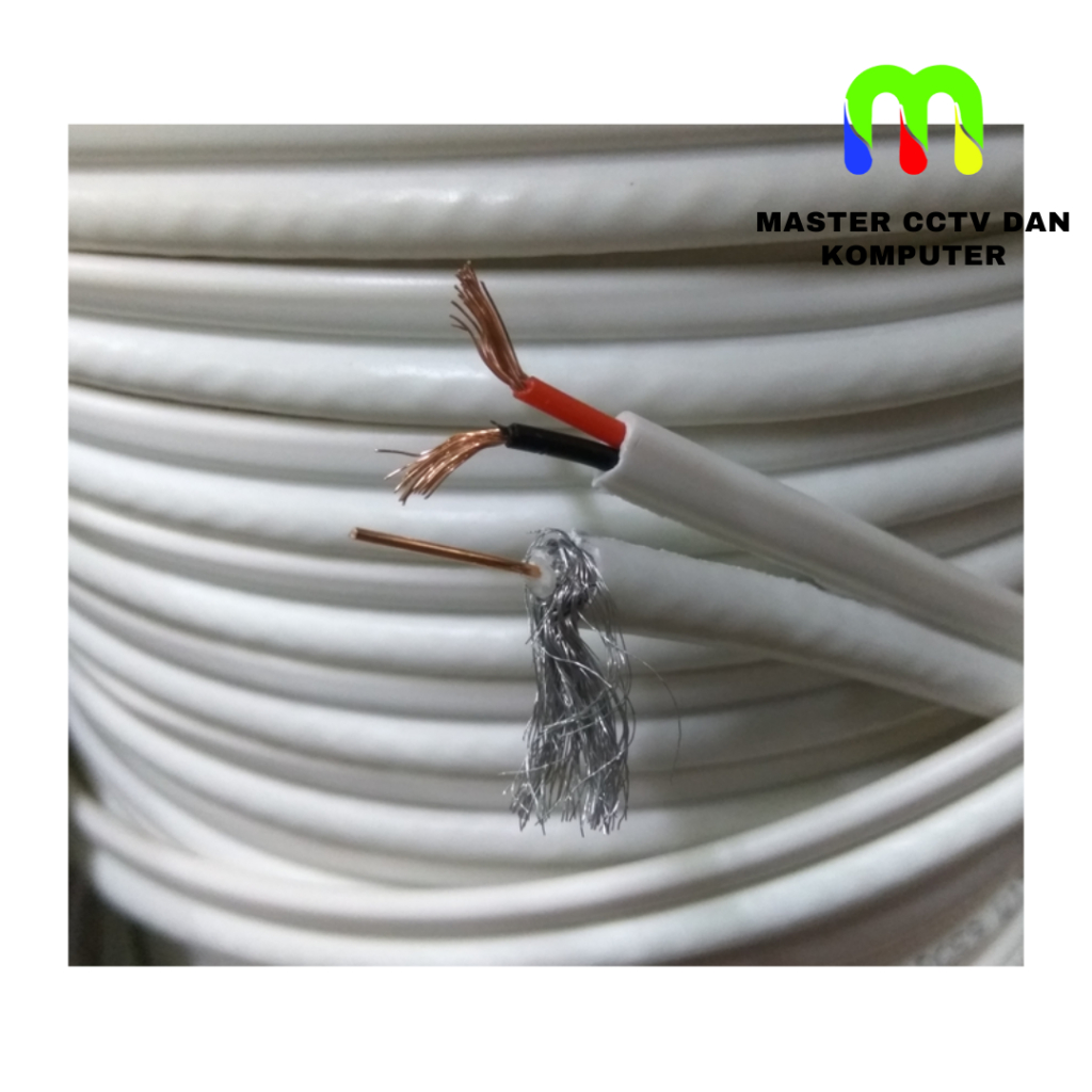Jual KABEL CCTV RG59 PERMETER PUTIH | Shopee Indonesia