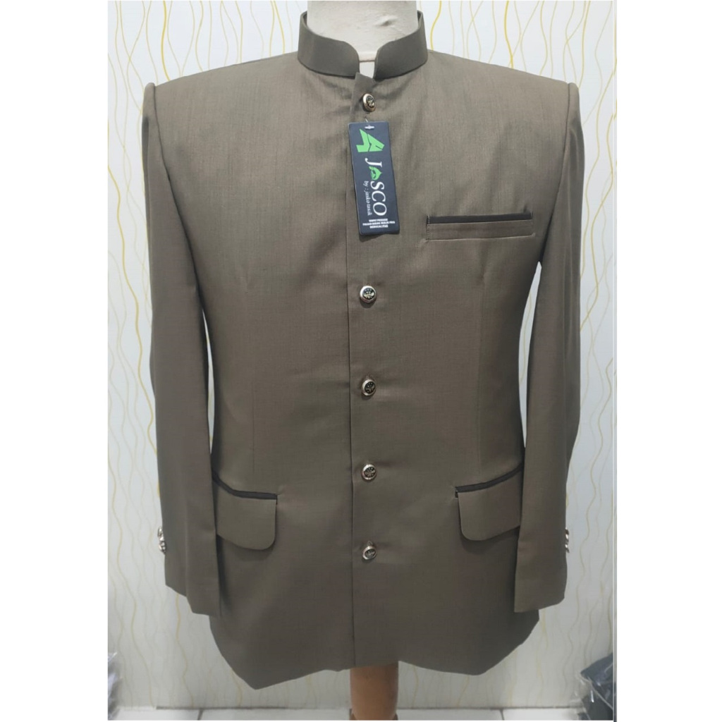 Jual Jasko Polos Milo Lis Saku Jas Koko Pria Baju Muslim Wol Novus ...
