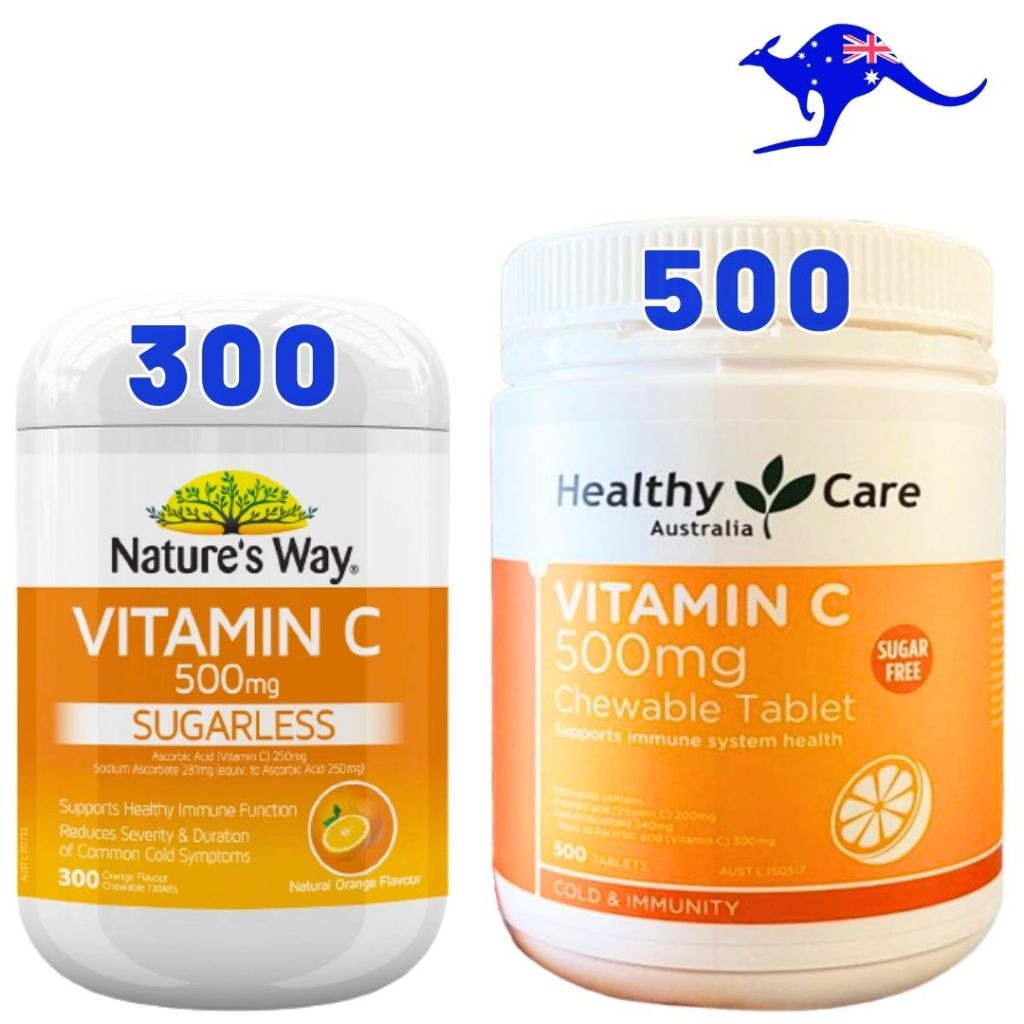 Jual Healthy Care Vitamin C 500mg 500 Chewable Tablets Australia ...