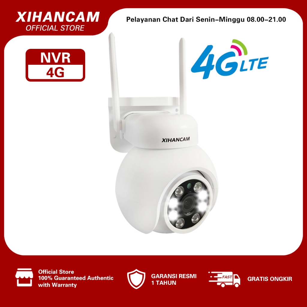 Jual XIHANCAM CCTV Sim Card 4G IP Kamera Outdoor Waterproof CCTV 360 ...