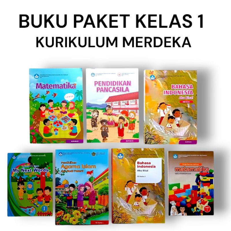 Jual Buku Paket Pelajaran Kelas 1 SD Kurikulum Merdeka Penerbit ...