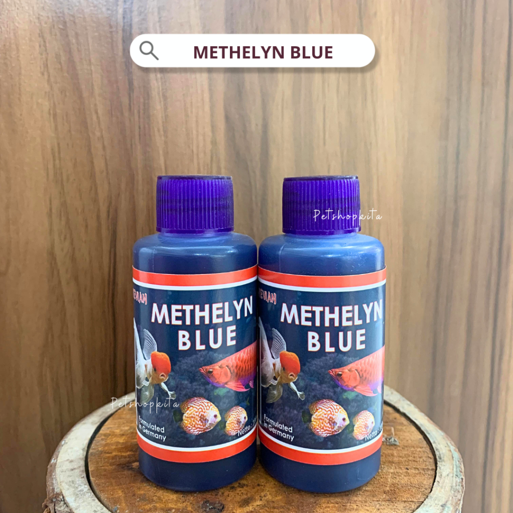Jual Obat Ikan Methylene Blue / Metilin Blue 100ml / methelyn blue ...