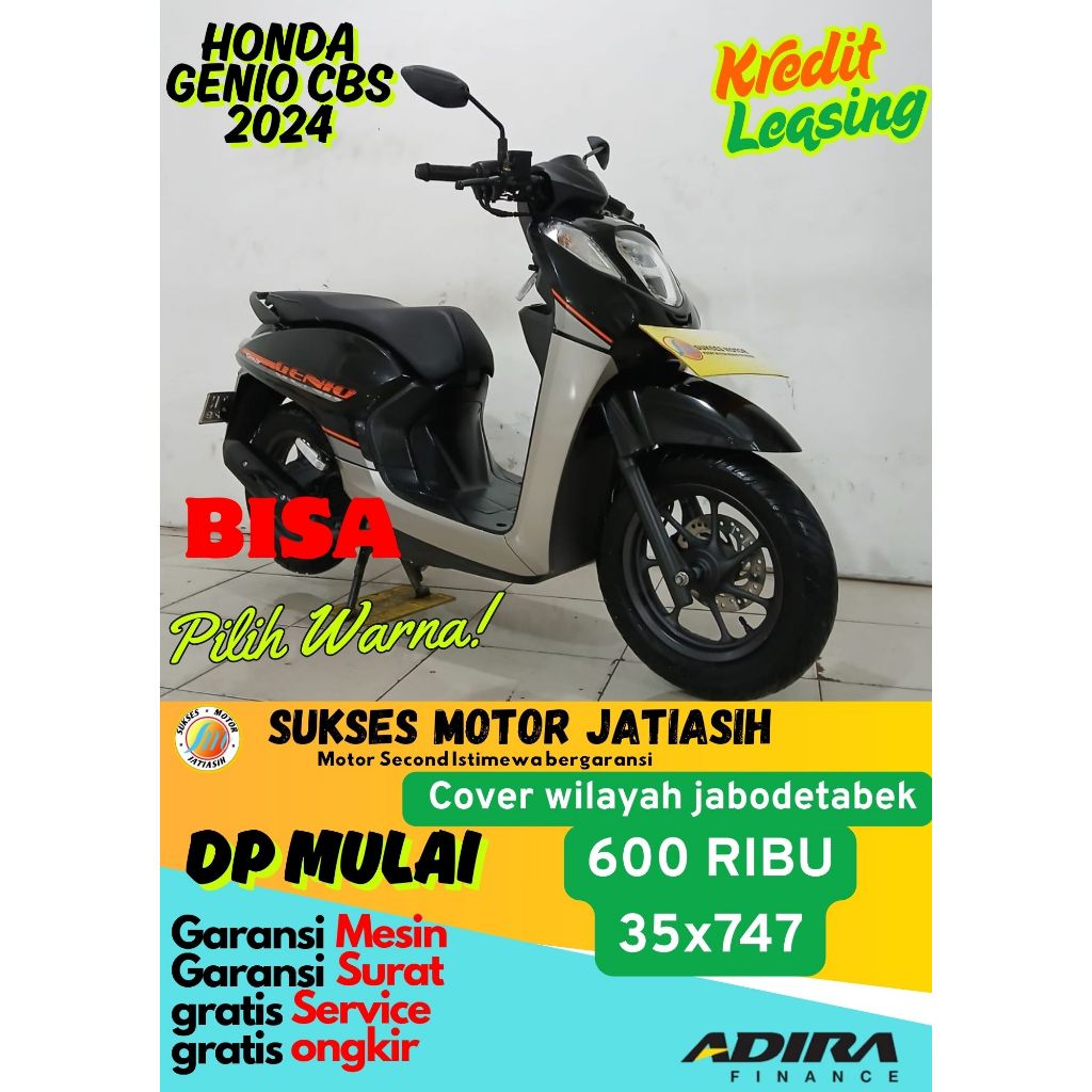 Jual proses registrasi DP motor genio cbs | Shopee Indonesia