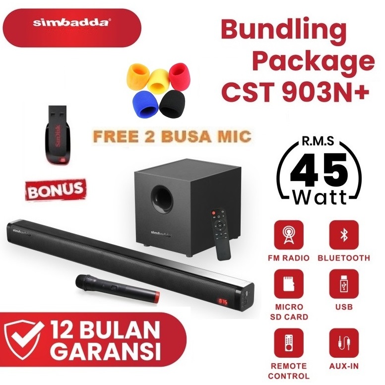 Jual speaker simbadda cst 903 N+/ speaker simbadda cst 903N+ Original | Shopee Indonesia