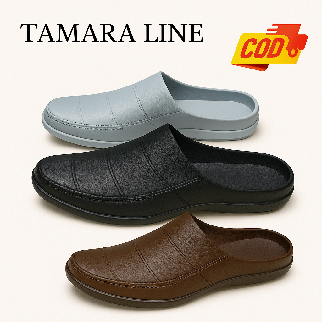 Jual Sepatu Sandal Selop Karet Pria Dewasa Tamara Line 213 Size 38 - 43 ...