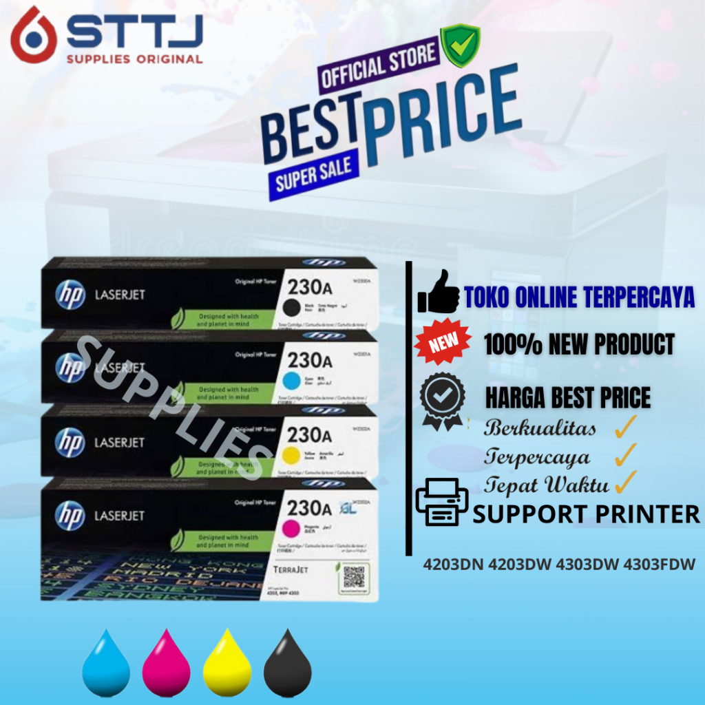 Jual Toner HP 230A Original - Cartridge Printer HP 4203/4303 Series ...