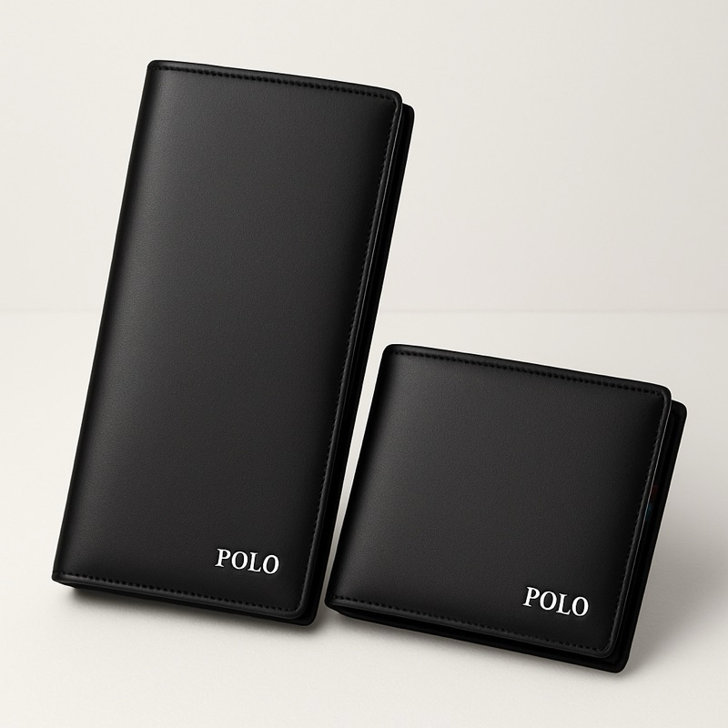 Jual DOMPET MURAH Dompet Panjang + Pendek kulit sintetis polo | Shopee ...