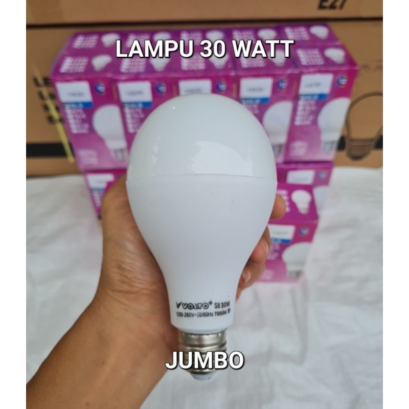Jual 10 PCS LAMPU LED BOHLAM 30W HEMAT ENERGI 88% | Shopee Indonesia