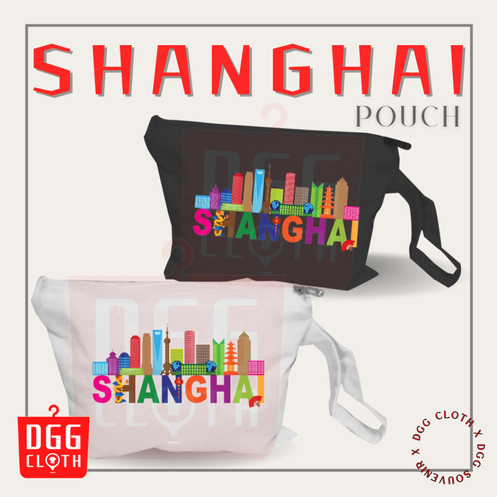 Jual DGGCloth Pouch Souvenir Shanghai Pouch Sablon Oleh Oleh China ...