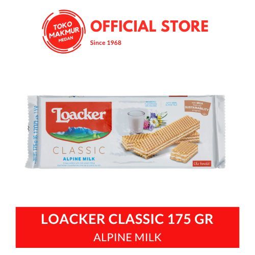Jual LOACKER CLASSIC ALPINE MILK WAFER 175 GR | Shopee Indonesia