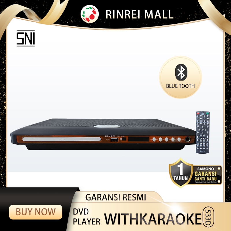 Jual RINREI Code Free DVD Player | USB/HDMI & Car Charger | Portable Home Use | Shopee Indonesia