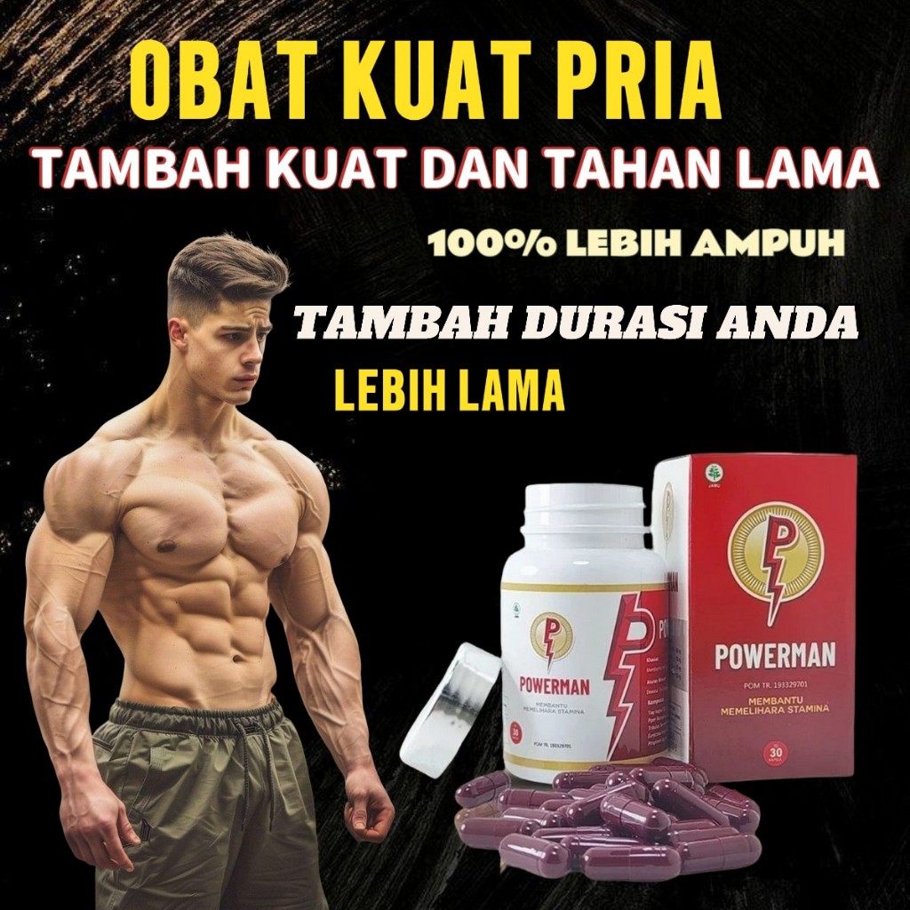 Jual Powerman Obat Kuat Herbal BPOM 100% Ampuh Tanpa Efek Samping Dan Terjamin Akan Khasiatnya ...