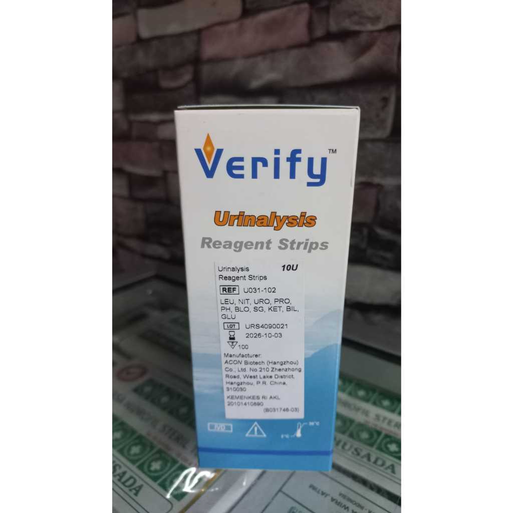 Jual VERIFY Urine Strip 10 parameter 100strip | Shopee Indonesia