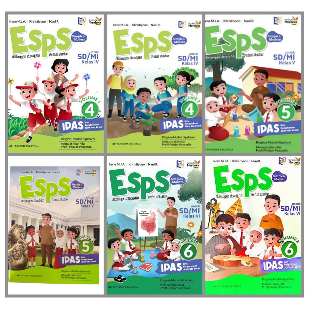 Jual ESPS IPAS Kelas 1 2 3 4 5 6 SD (Kurikulum Merdeka) REVISI 2025 | Shopee Indonesia