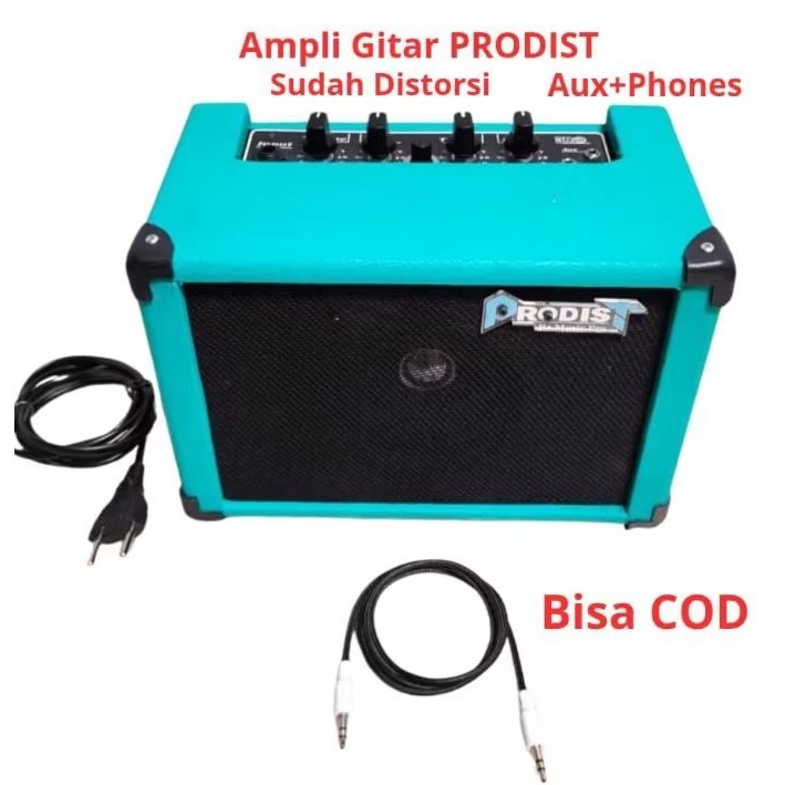 Jual Ampli Gitar PRODIST-Ampli Gitar Mini 4 inch Sudah Distorsi+Aux ...